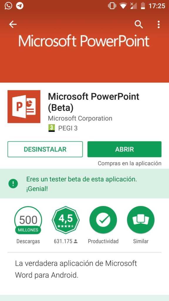 PowerPoint y Excel Mobile alcanzan las 500 millones de instalaciones en ...