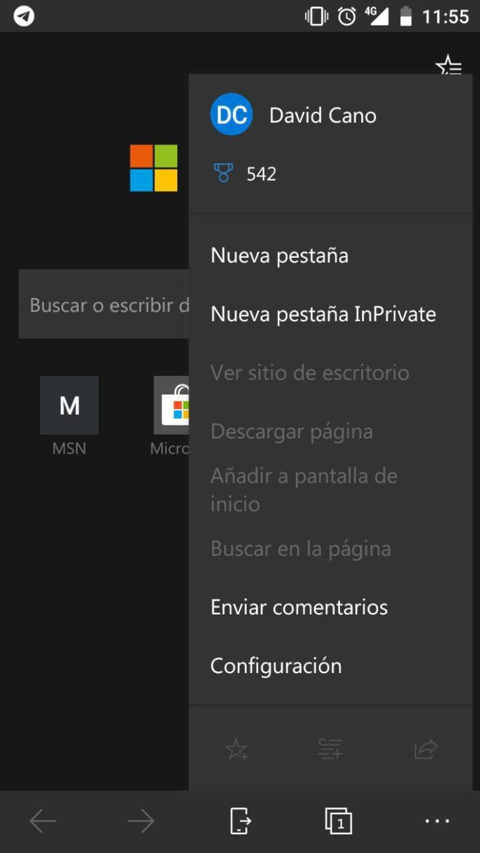 Microsoft Rewards se integra en Microsoft Edge para Android