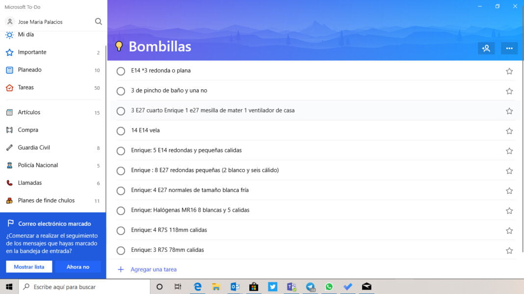 Microsoft To-Do se integra con Correo y Calendario | Microsofters