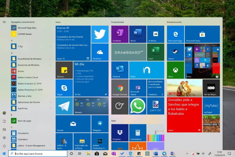 Descubre las novedades de interfaz de Windows 10 May 2019 Update