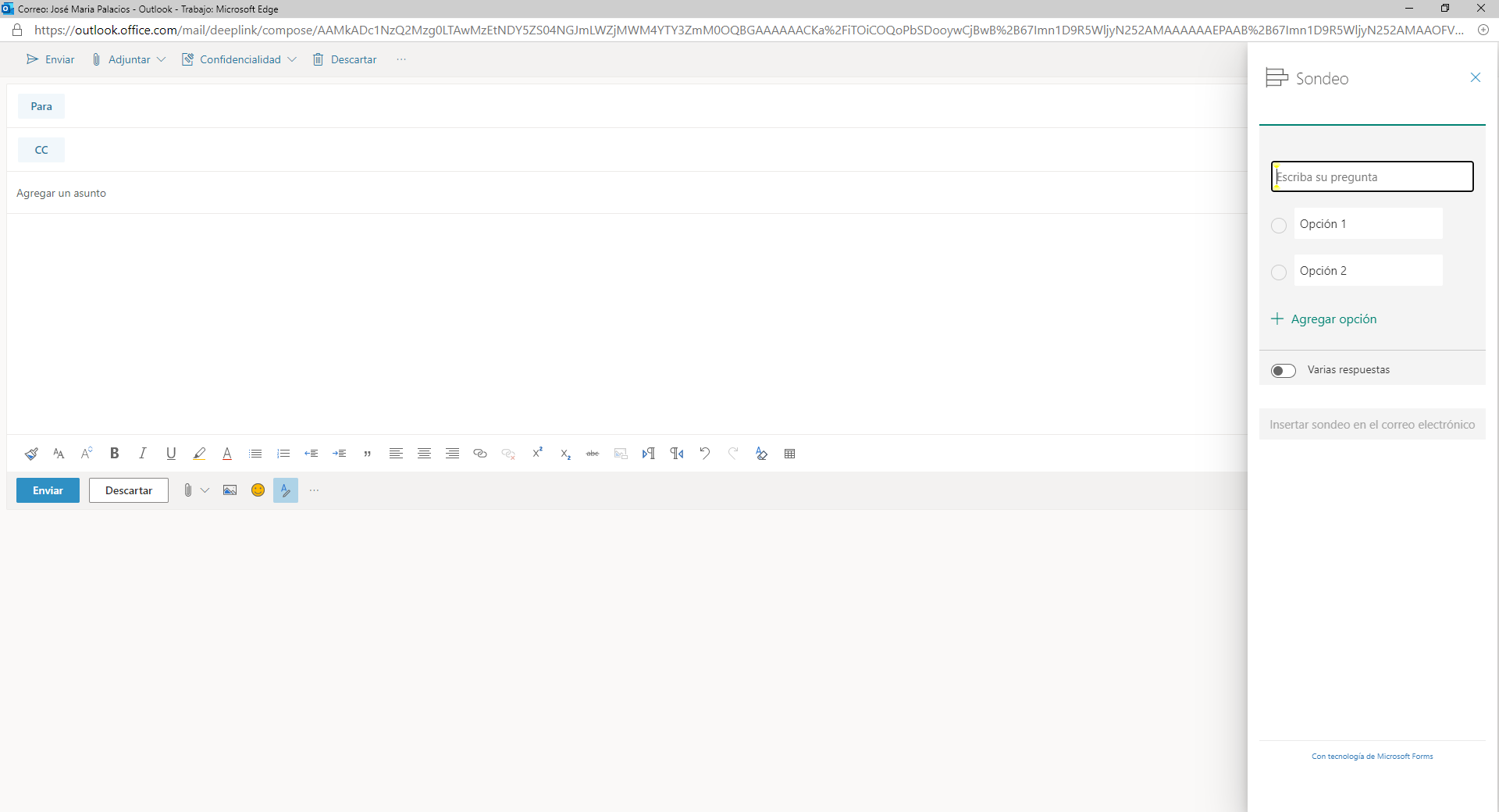 Las encuestas llegan a Microsoft Outlook | Microsofters