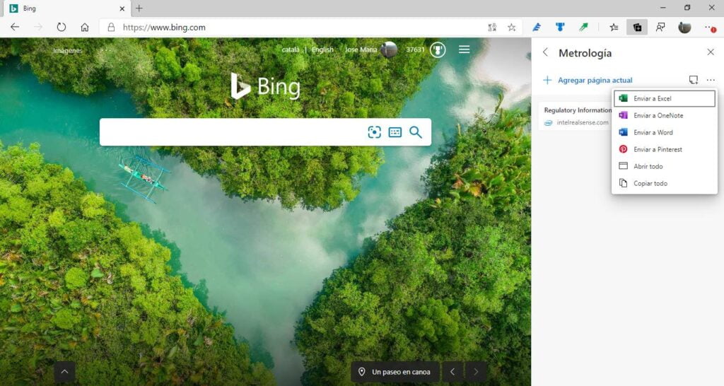 Las Colecciones de Microsoft Edge ya se pueden exportar a OneNote ...