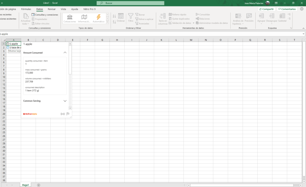Excel incorpora 100 nuevos tipos de datos basados en la nube | Microsofters