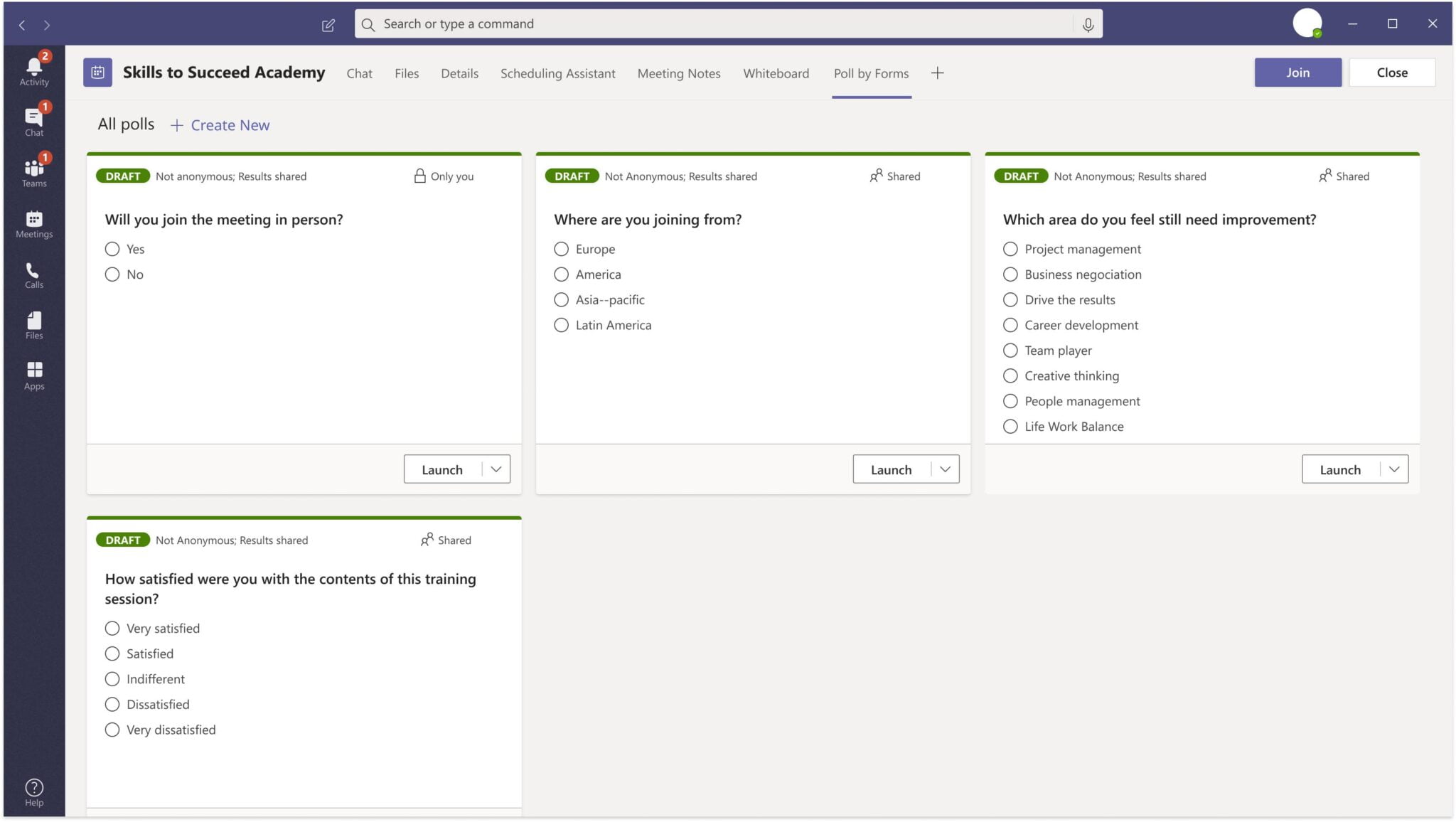 Microsoft Teams mejorará las encuestas gracias a Microsoft Forms ...