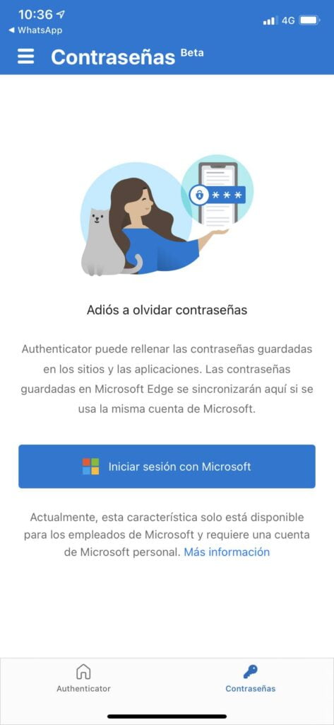 Microsoft Authenticator ya puede gestionar nuestras contraseñas en iOS ...