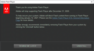 Adobe Flash finaliza su soporte y pone fin a una era | Microsofters