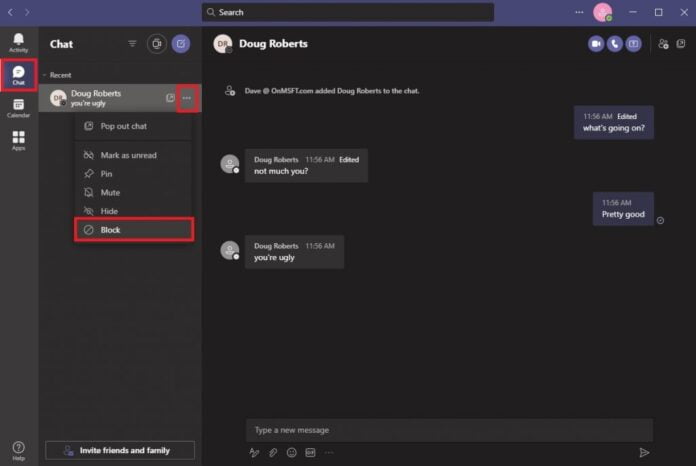 Cómo bloquear a alguien en Microsoft Teams (escritorio y móviles) | Microsofters