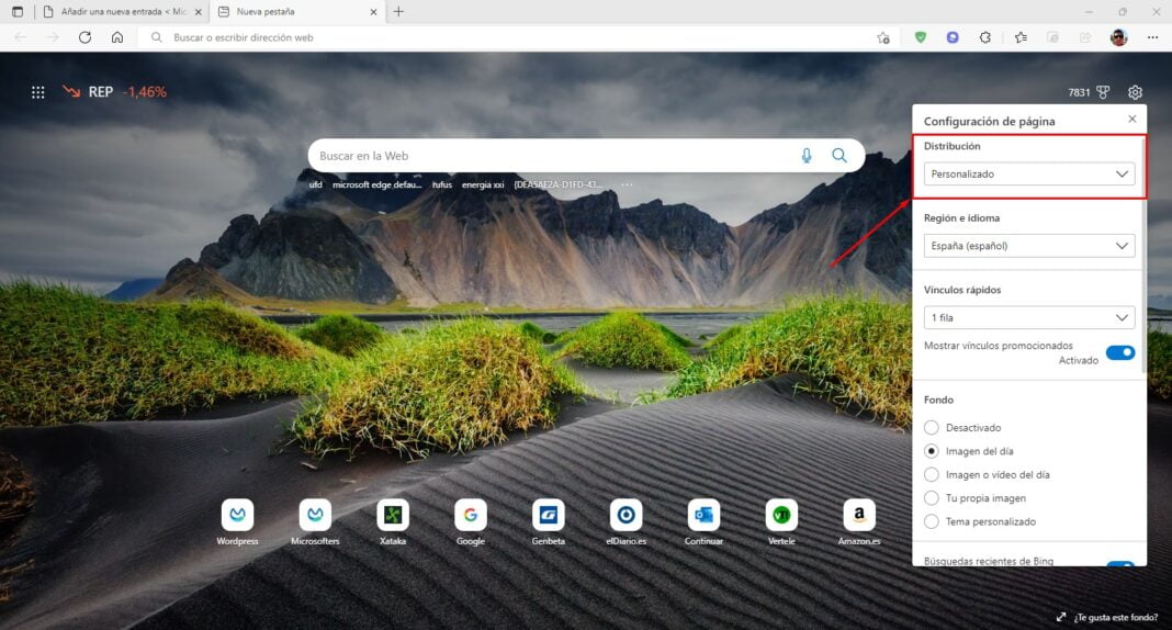 Cómo eliminar las noticias de MSN en Microsoft Edge | Microsofters