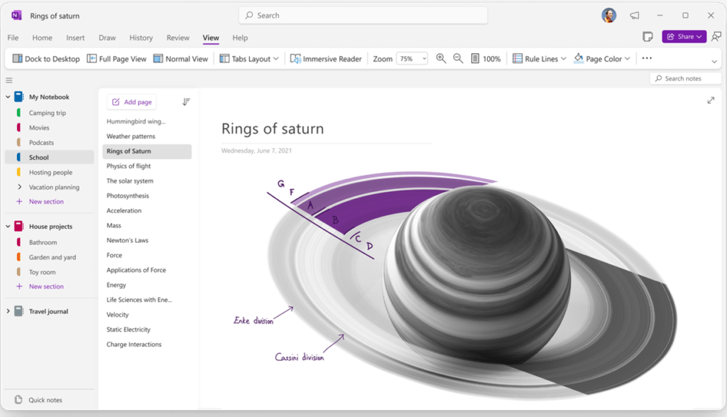 OneNote para Windows tendrá nueva interfaz a principios de 2023
