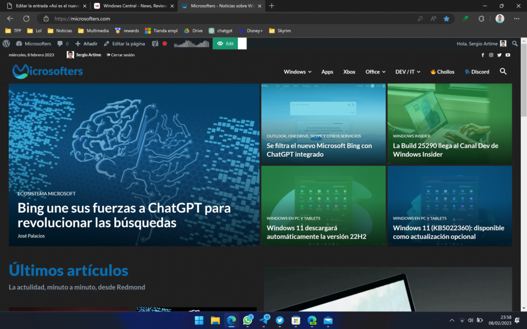 Así es el nuevo Microsoft Edge y su integración con la IA de Bing ...
