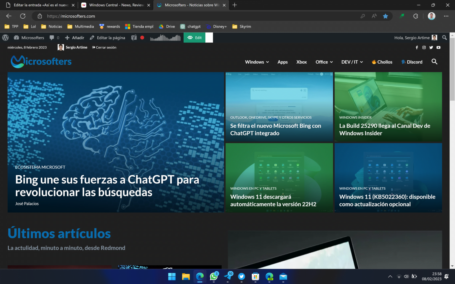 Así es el nuevo Microsoft Edge y su integración con la IA de Bing ... Así es el nuevo Microsoft Edge y su integración con la IA de Bing ...