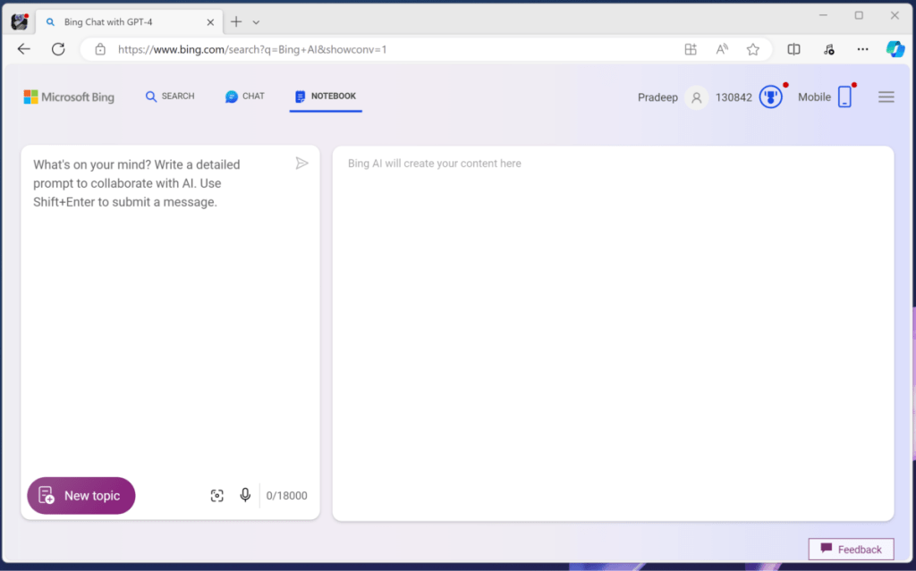 Cómo usar el Notebook de Bing para generar contenido creativo e ...