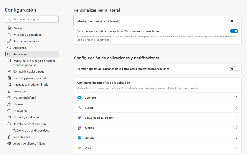 Asi puedes ocultar la barra lateral de Edge | Microsofters