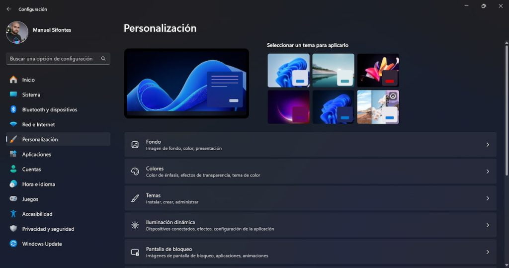Cómo personalizar tu tema de escritorio en Windows 11 | Microsofters