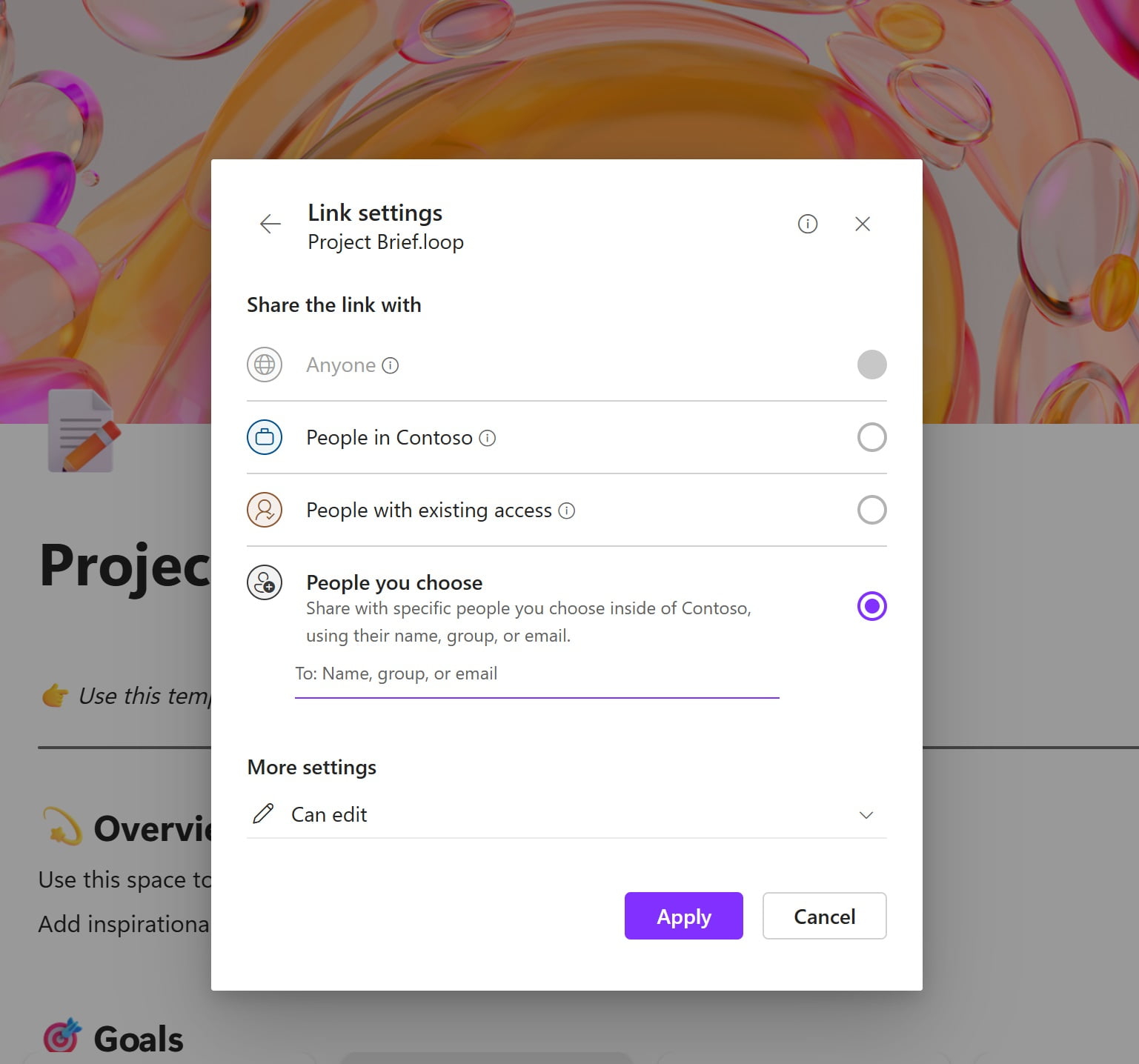 Invita a usuarios externos a tu Espacio de Trabajo en Loop