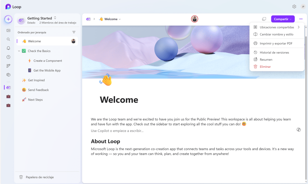 Microsoft Loop renueva su diseño y lo hace por todo lo alto | Microsofters