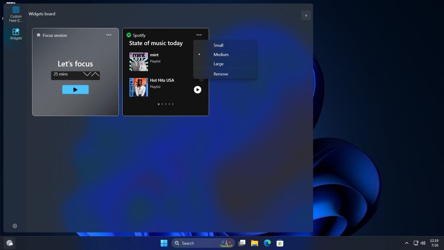 Los widgets de Windows 11 serán nativos en lugar de web | Microsofters