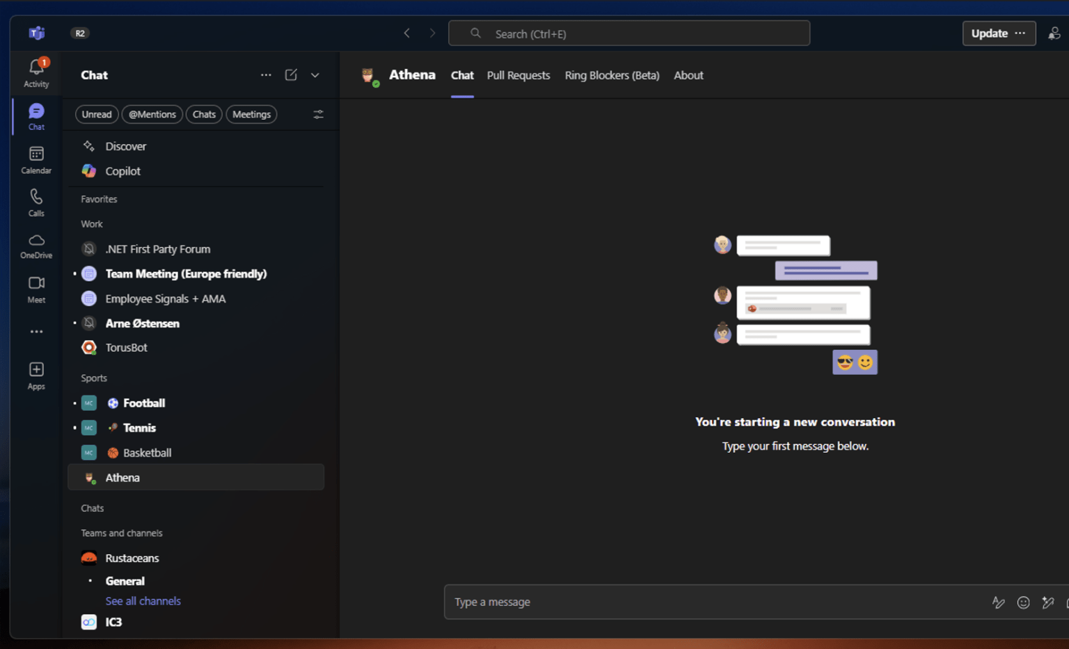Así es el nuevo diseño de Teams que unifica chats y canales