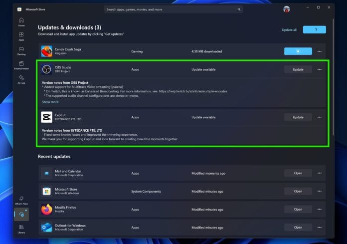 La Microsoft Store simplifica la actualización de las apps Win32 | Microsofters