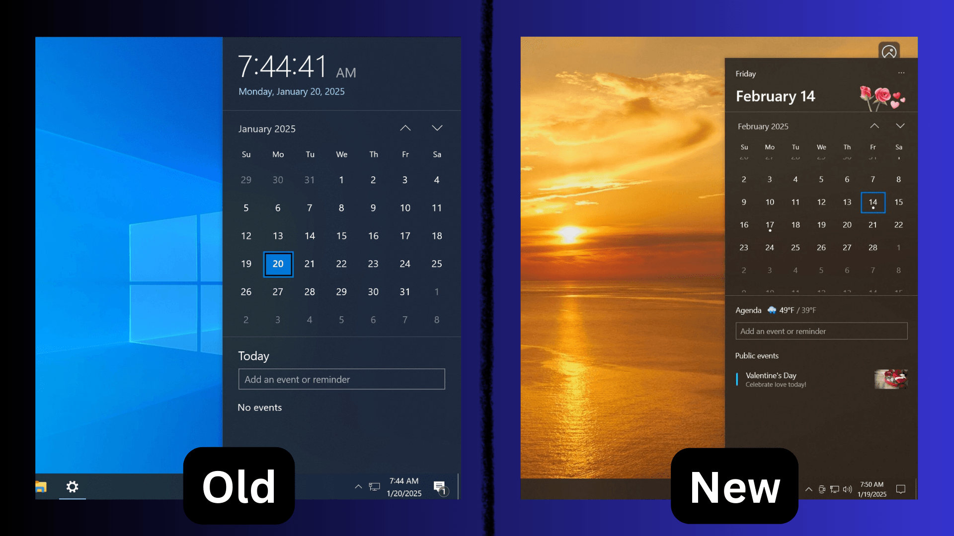 El calendario de Windows 10 se renueva con imágenes temáticas ...