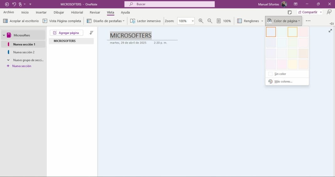13 consejos para organizarte con OneNote en Microsoft 365 | Microsofters