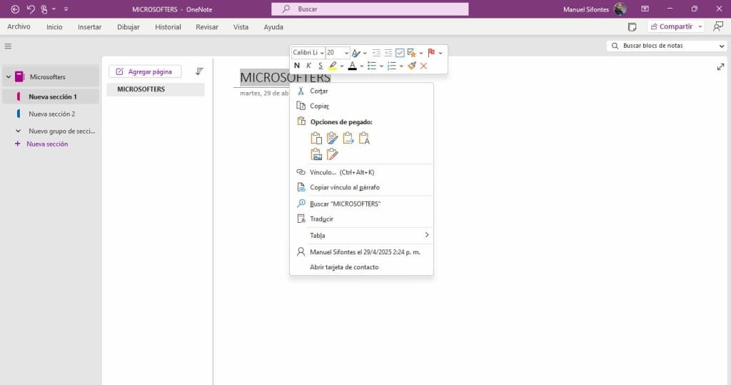 13 consejos para organizarte con OneNote en Microsoft 365 | Microsofters
