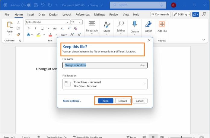 El guardado automático en la nube en Word será una realidad | Microsofters