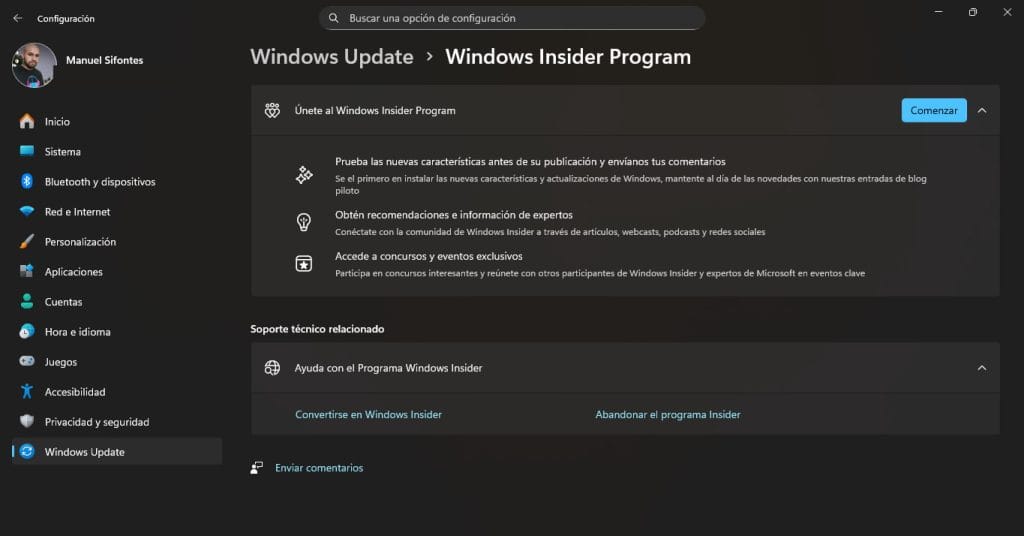 Así puedes instalar la versión preliminar de Windows 11 25H2 | Microsofters
